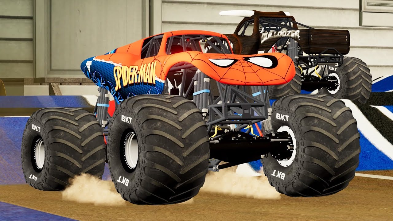 20 Truck Backyard RC Racing - BeamNG.Drive Monster Jam - YouTube
