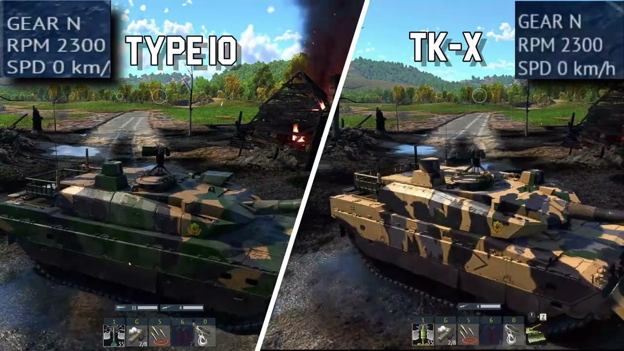 TYPE 10 VS TK-X HULL TRAVERSE | WAR THUNDER ''FIRE AND ICE''. - YouTube