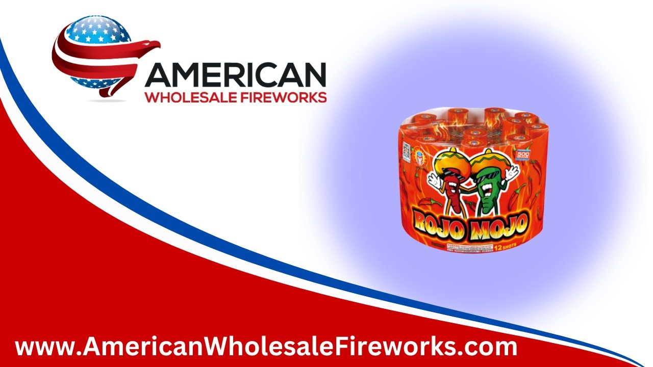 Rojo Mojo - M1100 ... Available at American Wholesale Fireworks! - YouTube
