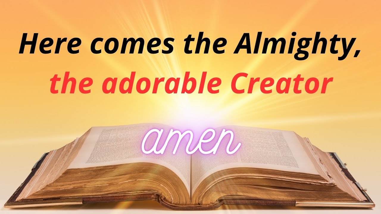 **Here comes the Almighty, Creator divine! 🌟 Feel His love, grace, and ...