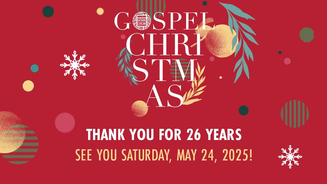 Charleston Gospel Choir 26th Annual Choir Gospel Christmas Video ...