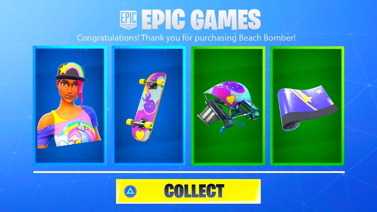 HOW TO GET NEW BEACH BOMBER SKIN IN FORTNITE! NEW SUMMER BEACH BOMBER ...