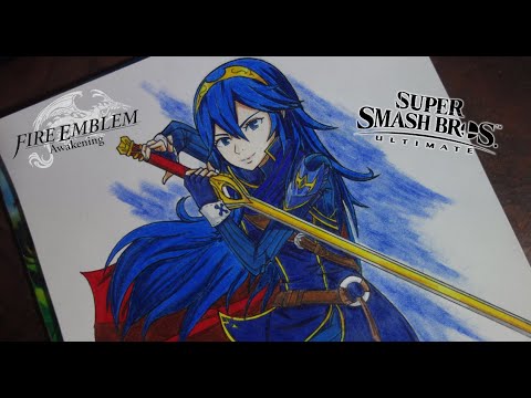 Como Dibujar a Lucina | Super Smash Bros Ultimate | How to Draw Lucina ...