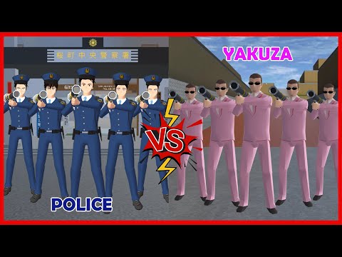 New Police VS Yakuza Momo-gumi || SAKURA School Simulator