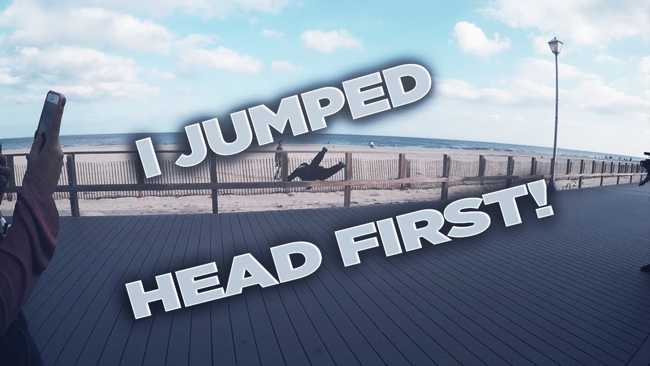 I Jumped Off The Ledge Head First - YouTube