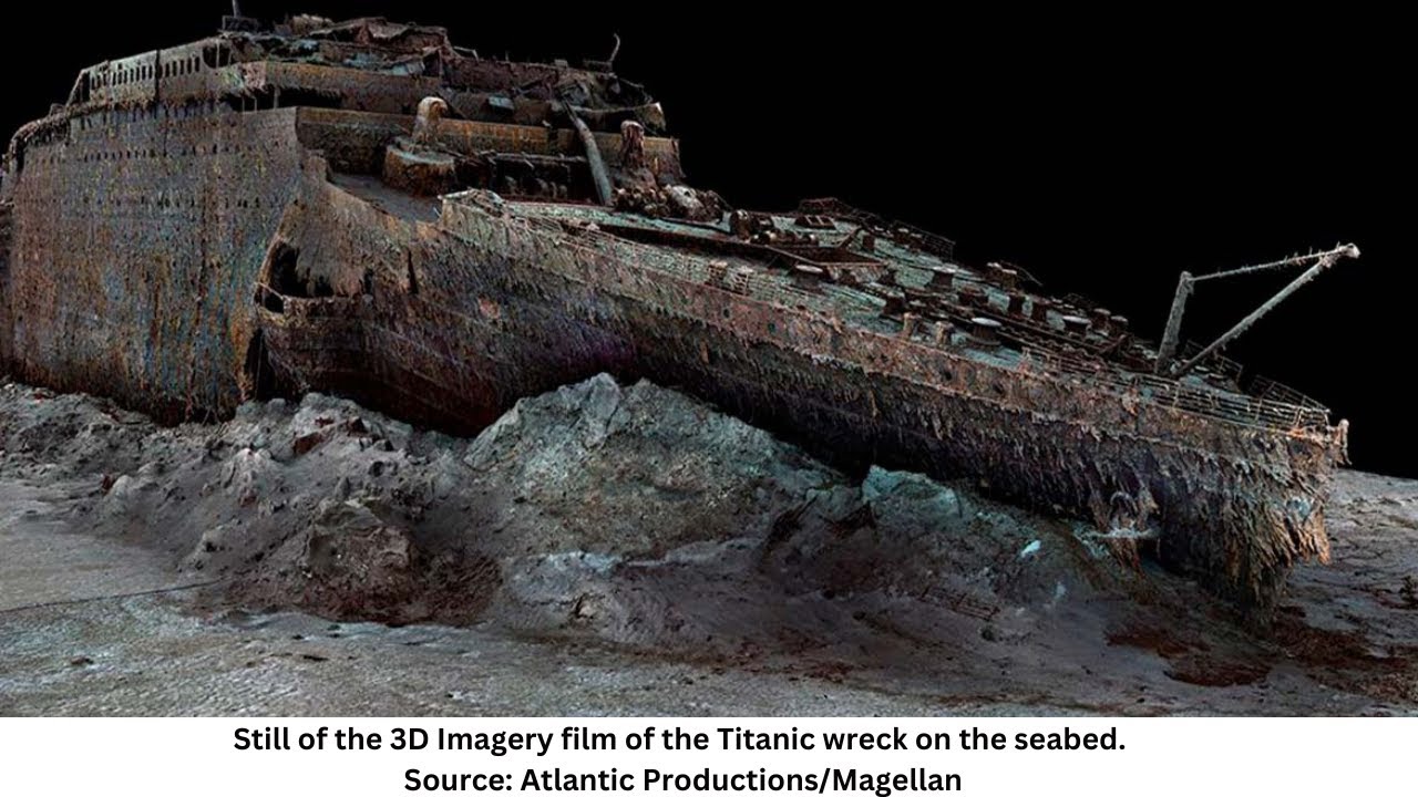 First full-size scan reveals Titanic wreck as never seen before - YouTube