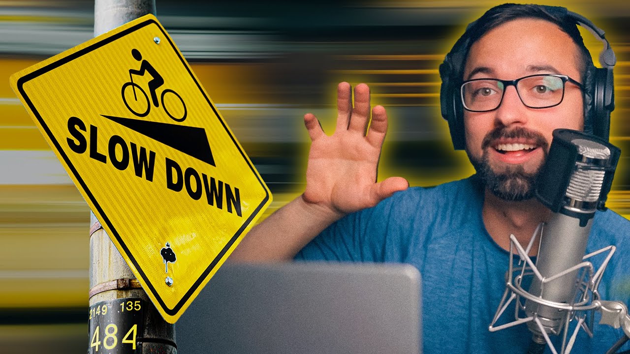 SLOW DOWN You're Moving TOO FAST | Make Progress on Purpose - YouTube