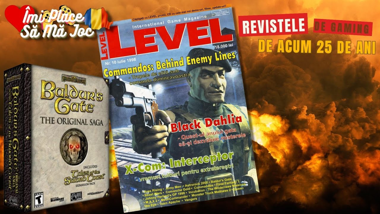 Revista și CD-ul LEVEL Iulie 1998 - Jocuri Dispărute / Jocuri Celebre ...