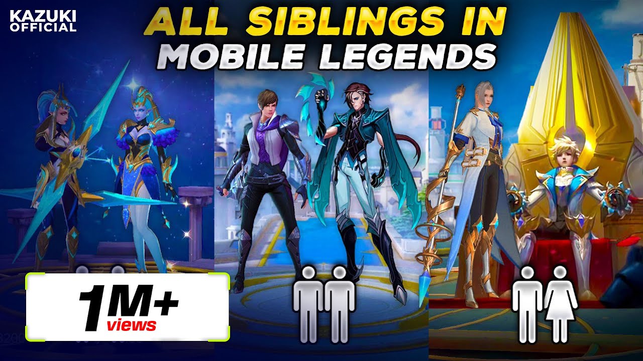 ALL SIBLINGS IN MOBILE LEGENDS 2021 | GUSION'S REAL BROTHER REVEALED ...