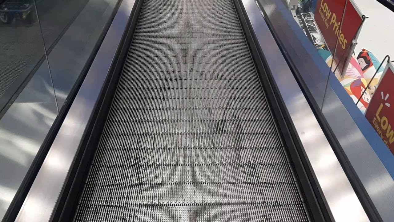 Unique Schindler Inclined moving walkways at Walmart in Square One ...