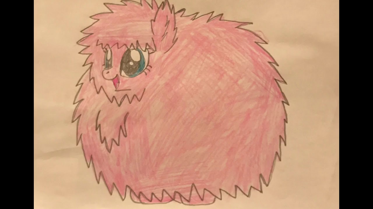 My Drawing of Fluffle Puff!! - YouTube