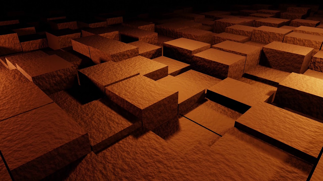 Golden Boxes Loop - Free - Metal Texture Background Video - 4k - golden ...