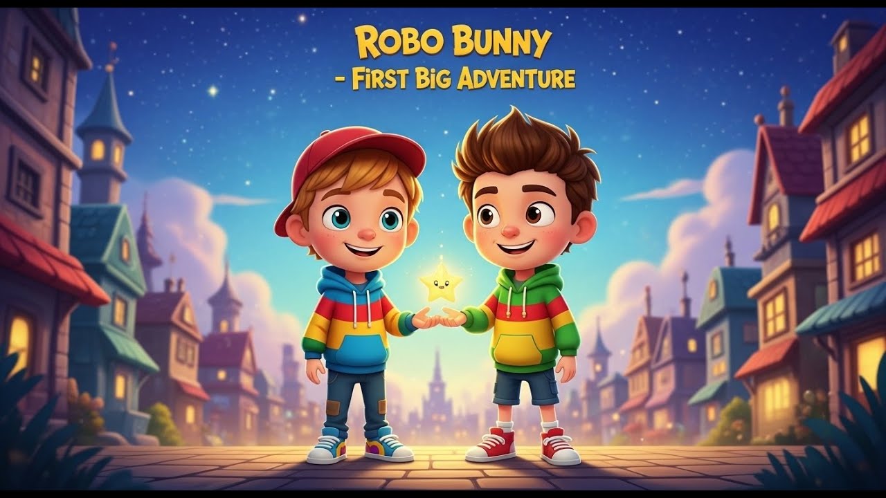Robo Bunny First Big Adventure | A Magical Kids Cartoon Story - YouTube