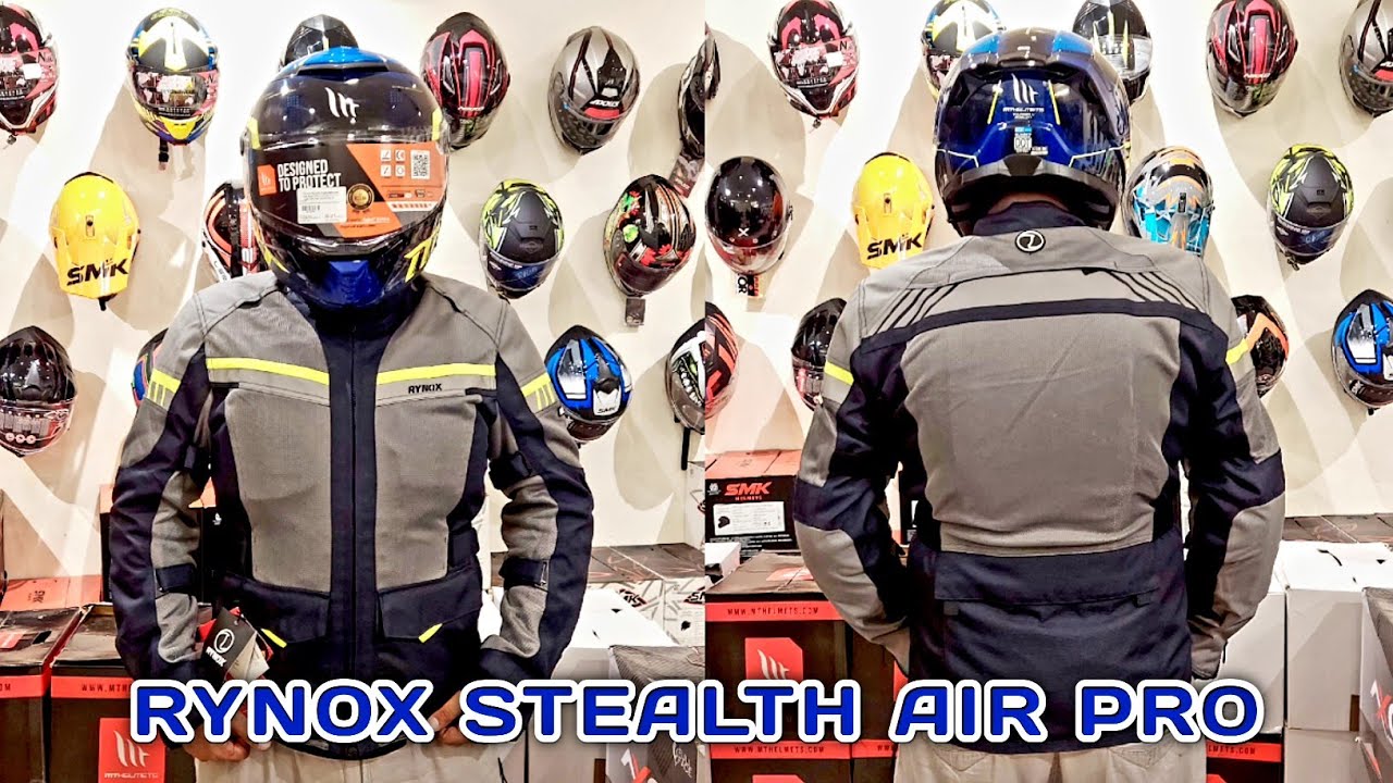 All new RYNOX Stealth Air Pro jacket with complete mesh, Hydrapak ...