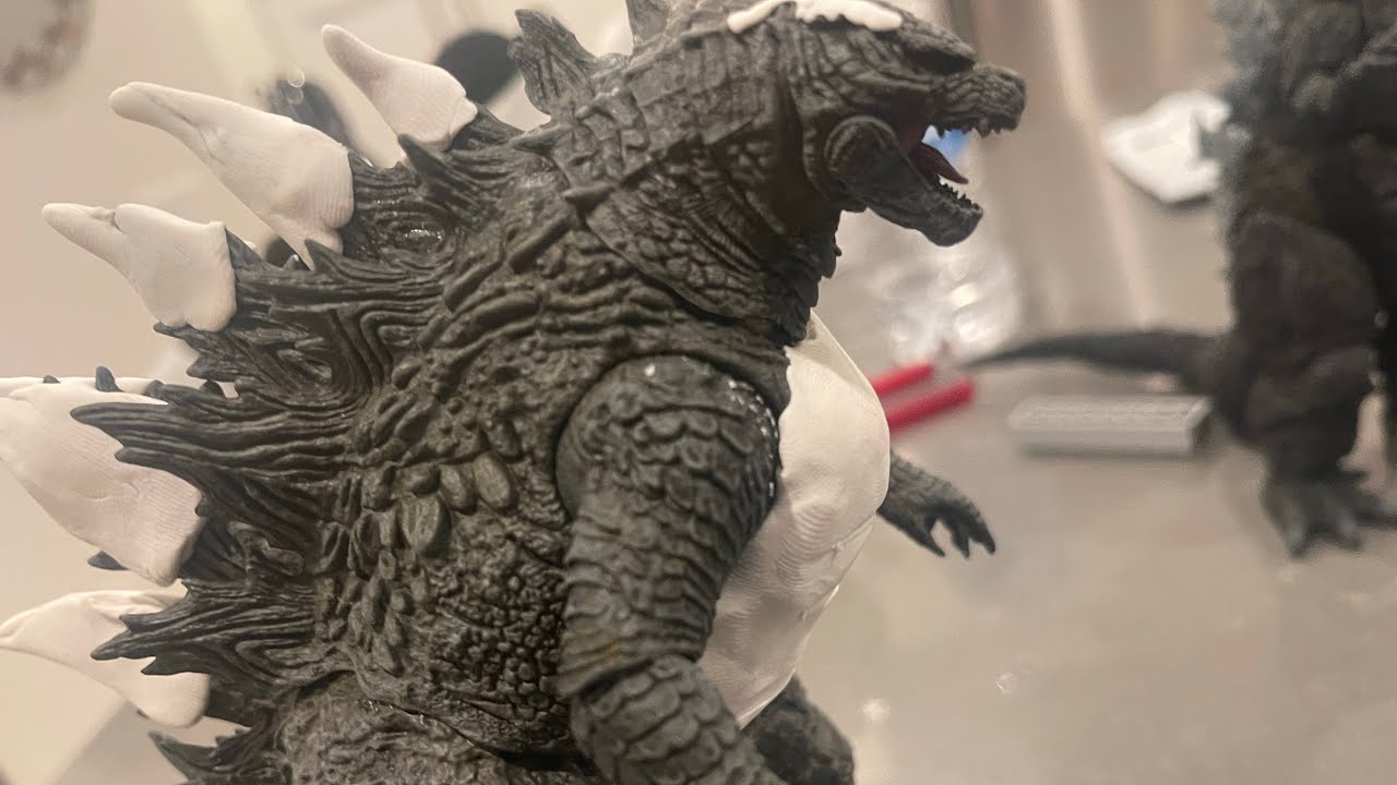 Prototype Custom hiya toys Godzilla evolved Should I continue it? - YouTube