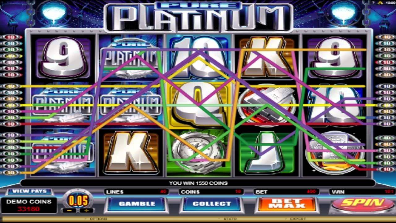 Free Pure Platinum slot machine by Microgaming gameplay ★ SlotsUp - YouTube