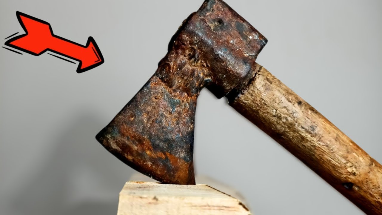 Old Rusty Axe Restoration - Sharp and New Look - Restoration Videos ...