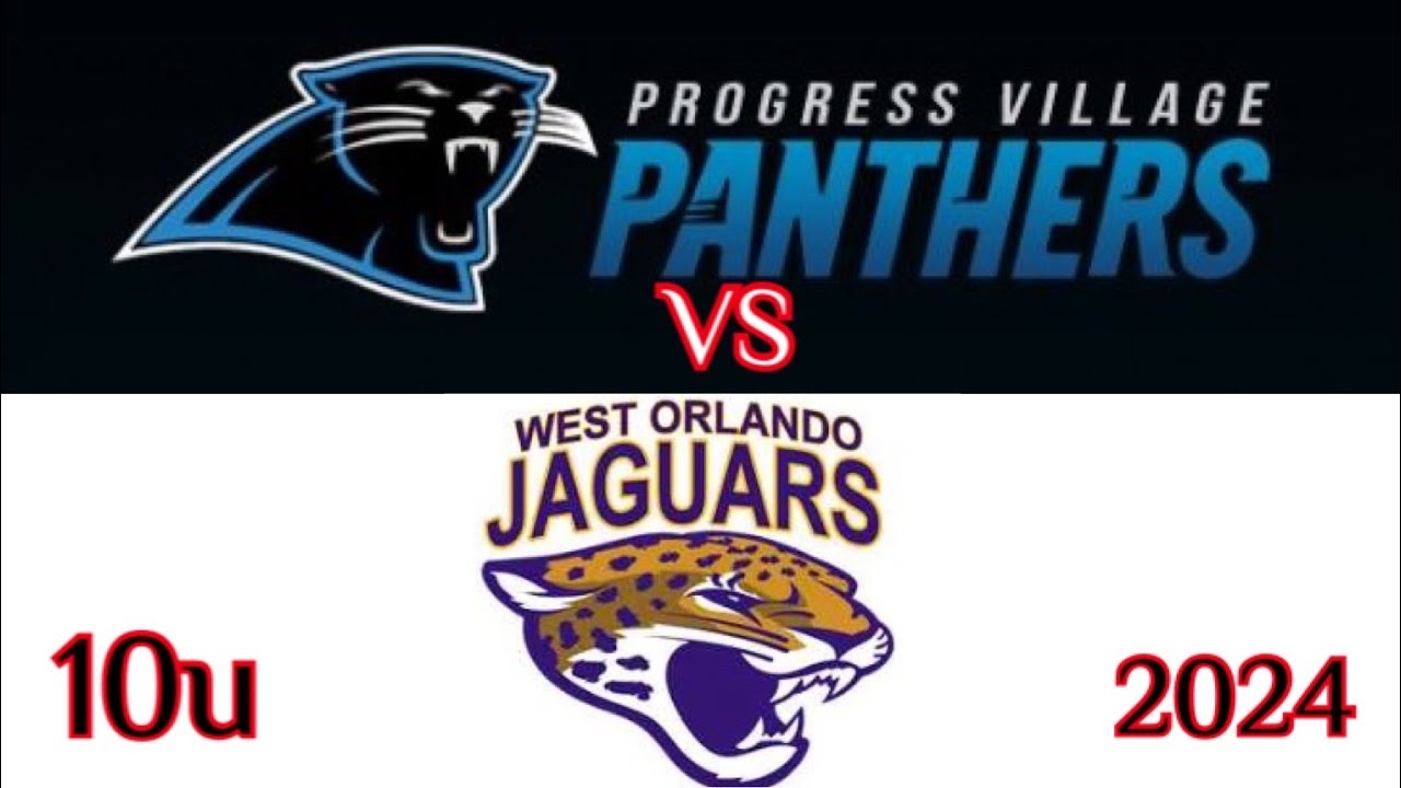 10U FOOTBALL | PROGRESS VILLAGE PANTHERS VS WEST ORLANDO JAGUARS | 7/13 ...
