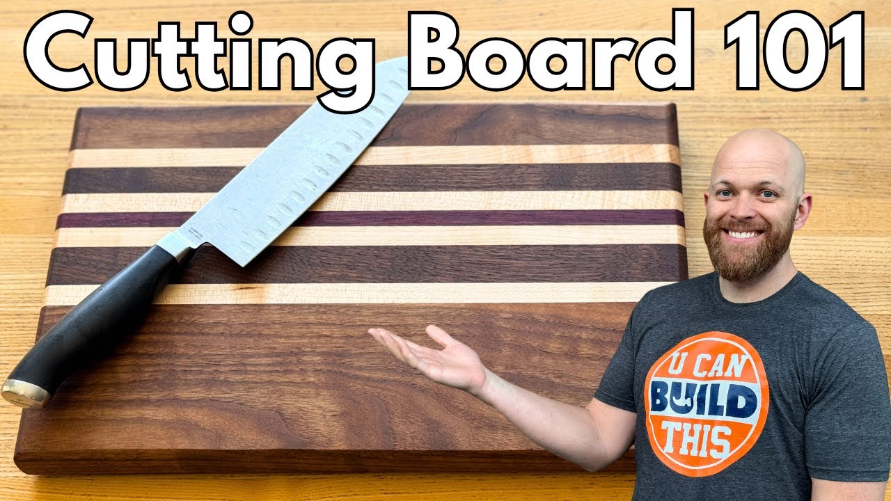 Simple Cutting Board for Beginners | Woodworking Basics - YouTube