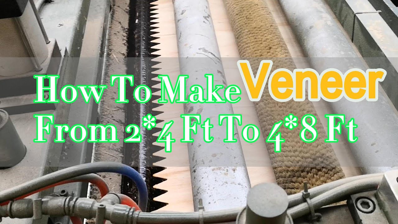 Core Composer Machine For Plywood----How To Make Veneer From 2*4 Ft To ...