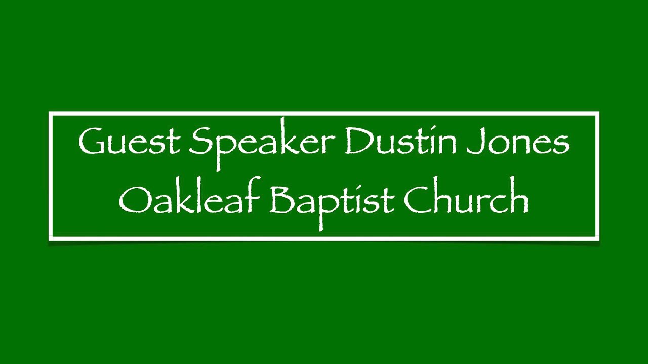 10/13/2024 PM Guest Speaker Dustin Jones - YouTube