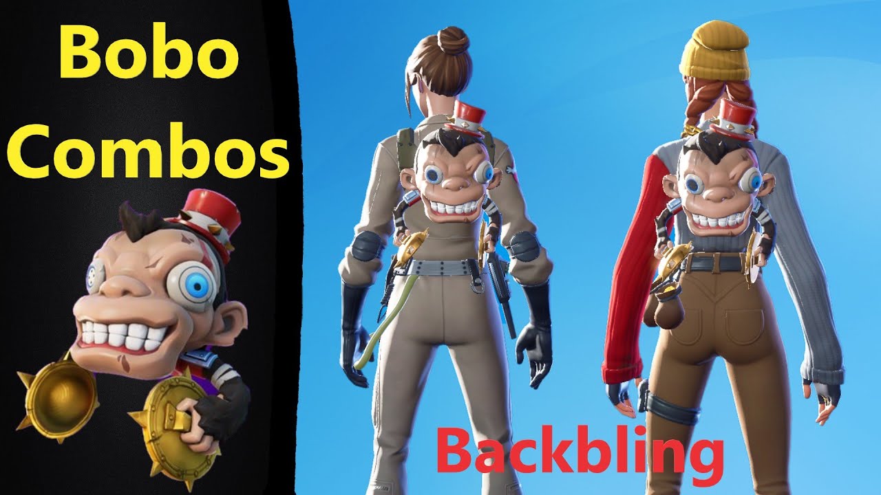 Bobo Back Bling Combos in Fortnite *Fortnitemares Rewards* - YouTube