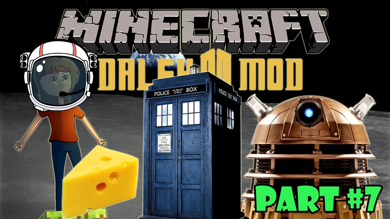 Minecraft Dalek Mod Survival Ep7: TARDIS Tour and the Moon! - YouTube