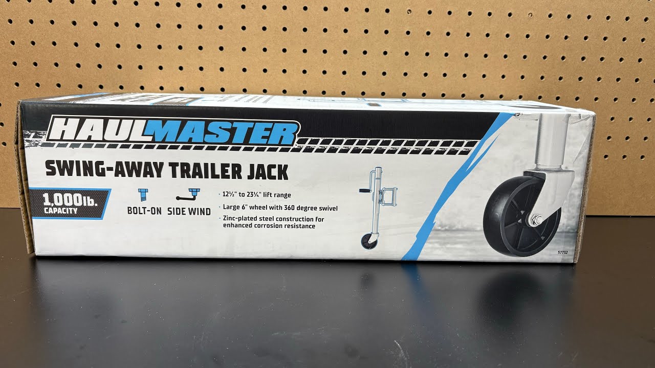 Unboxing My New HAUL-MASTER 1000 lb. Capacity Swing-Away Trailer Jack ...