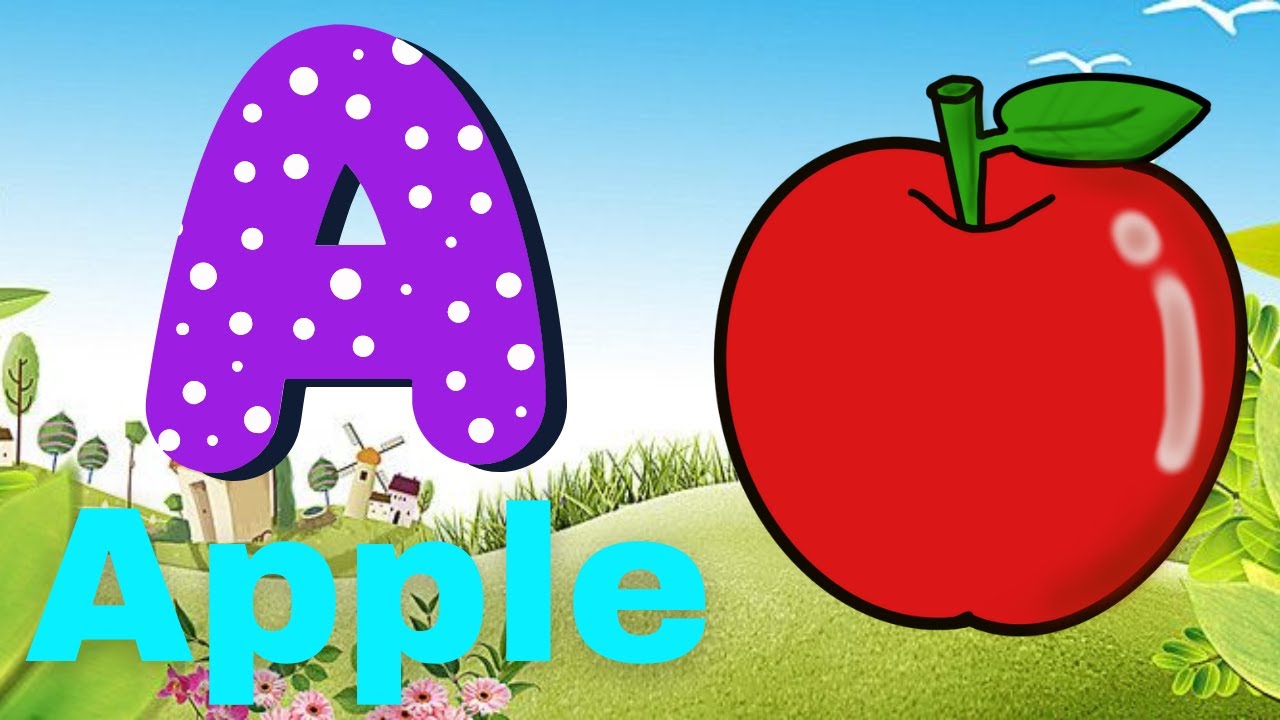 ABC Song - | A for Apple | Toddler Learning Video Songs | Phonics Song ...