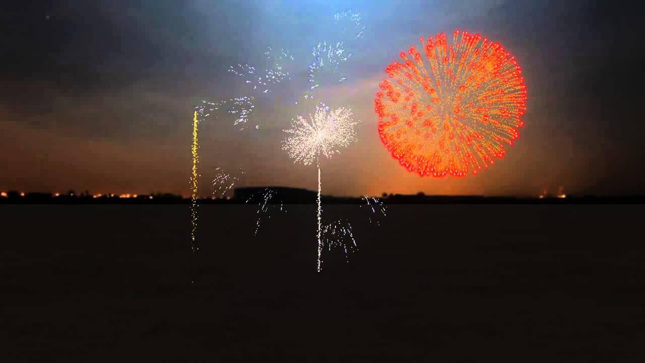 Virtual Fireworks Show with FWsim - YouTube