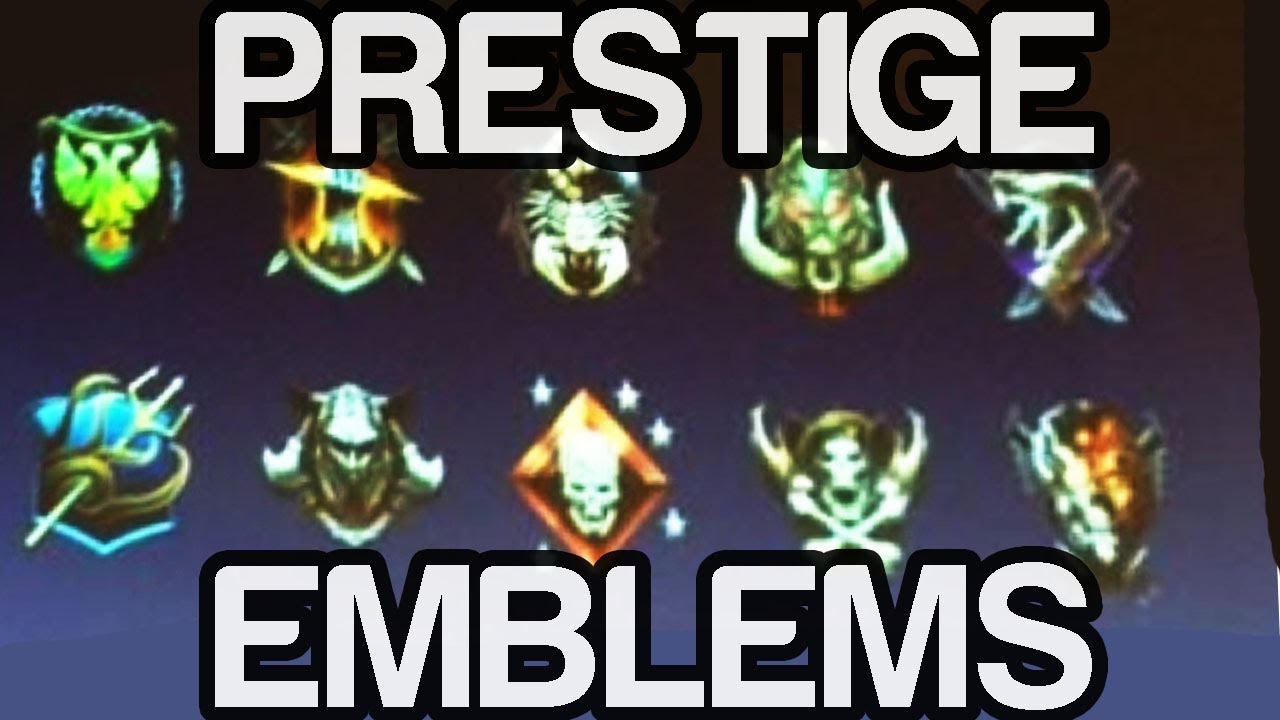 Black Ops 2 PRESTIGE EMBLEMS! - YouTube
