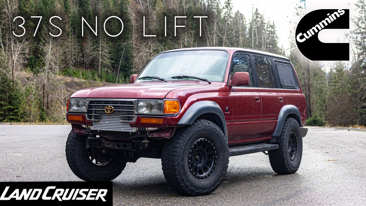 Installing Wheel Spacers & Fitting 37 Inch Tires - YouTube