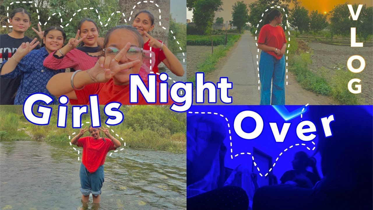 sleepover vlog! girls night in ♡ | v l o g - YouTube
