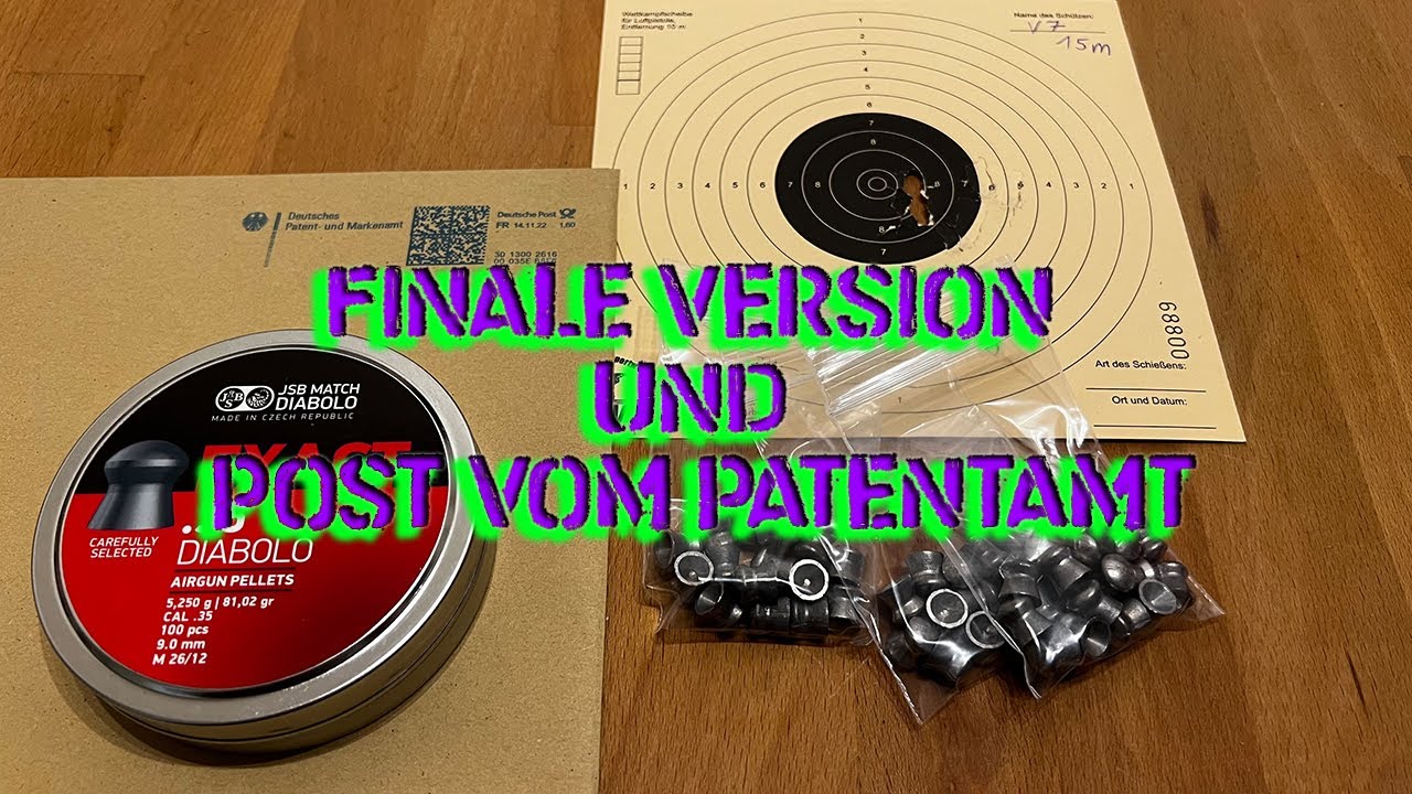 AEA HP Max 9mm / V7 vs JSB Exact - YouTube