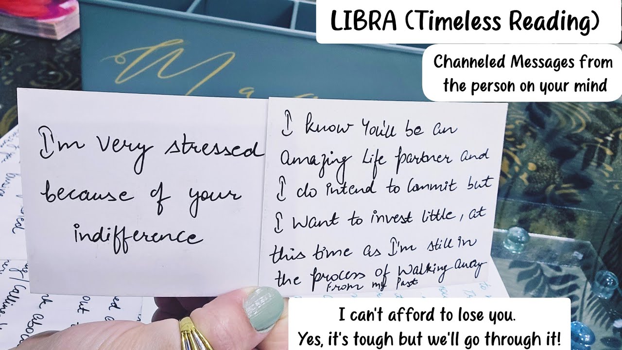 LIBRA- THEY'LL SAY THESE EXACT WORDS TO YOU VERY SOON (IN FEW HRS+TIME ...