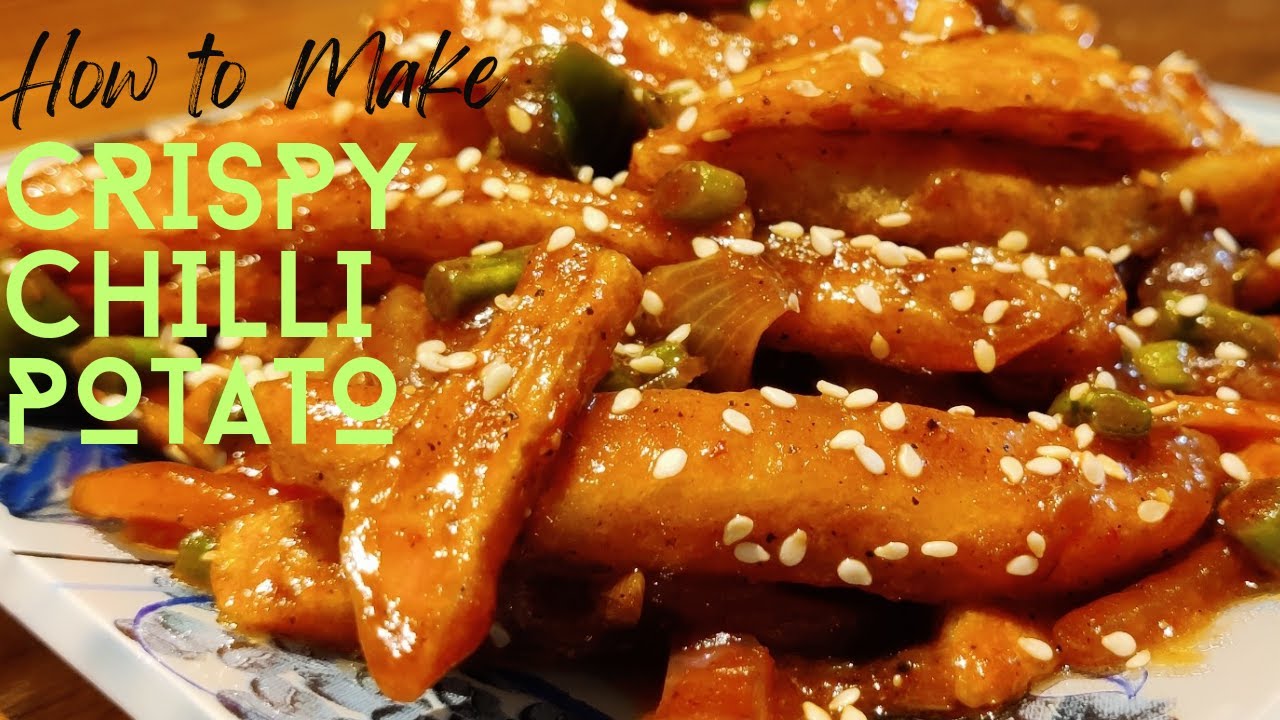 crispy chilli potato recipe| restaurant se bhi tasty chilli potato ...