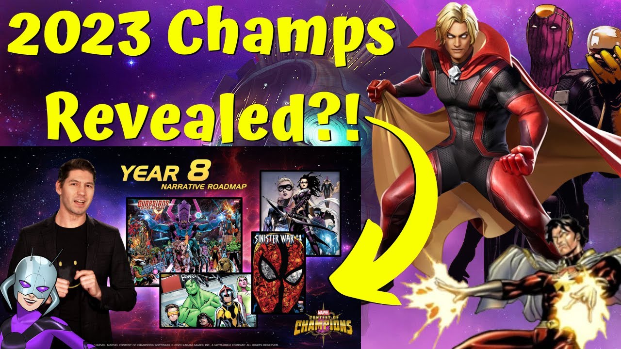 2023 Champions Revealed??!! January Masters Of Evil! Adam Warlock ...