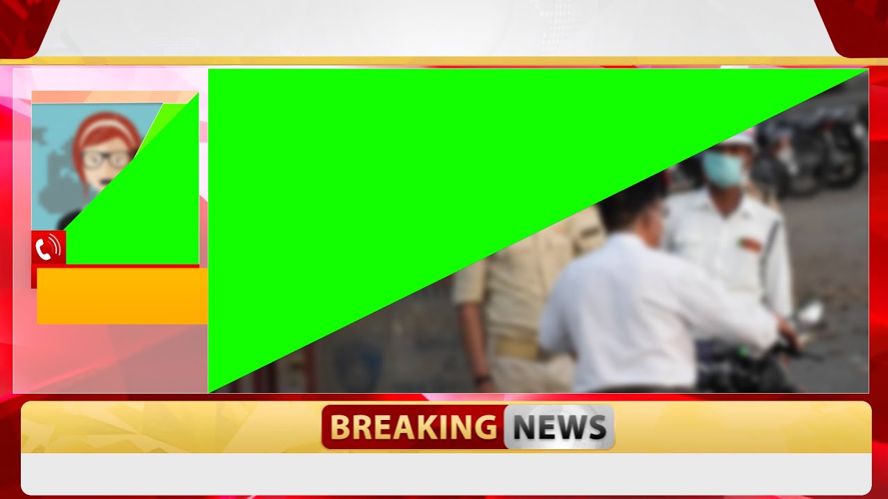 Call Recording news frame live / Breaking News Concept _ News Anchor ...