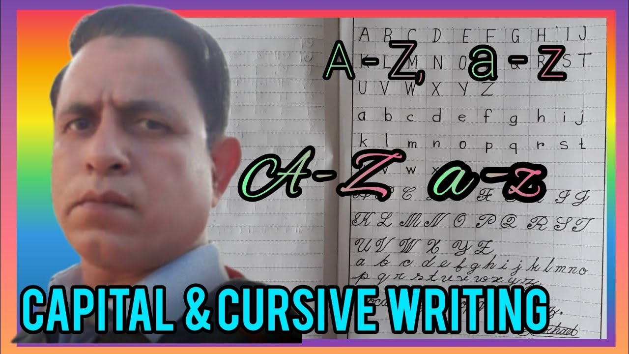 Beautiful English writing capital & cursing - YouTube