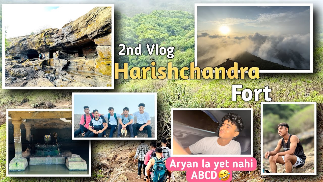 Harishchandra Fort Vlog | 2nd vlog | trekking | vlogs - YouTube
