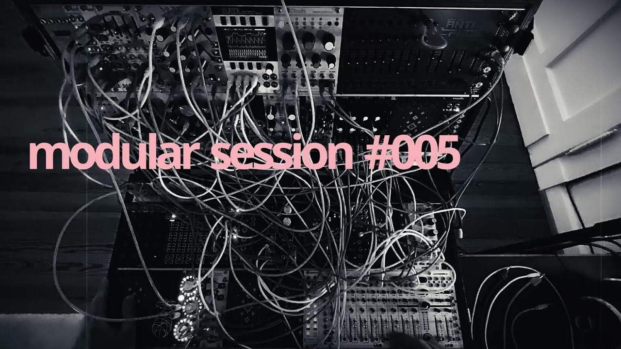 Modular Session 005 - Livejam on a modular synthesizer - YouTube