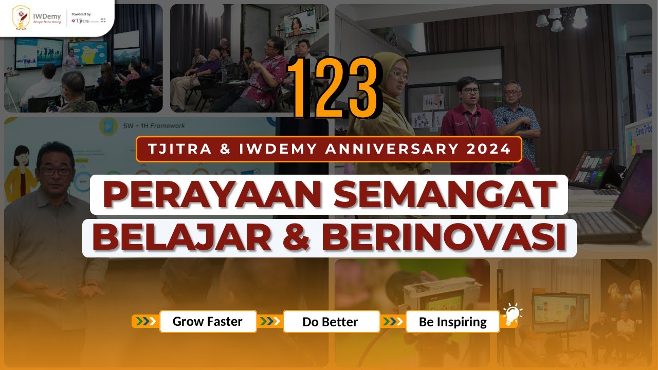 Anniversary Tjitra & IWDemy: Perayaan Semangat Belajar & Berinovasi - YouTube