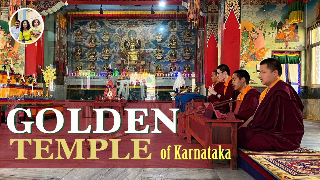 The golden temple of Karnataka | Namdroling Monastery Coorg | weekend ...