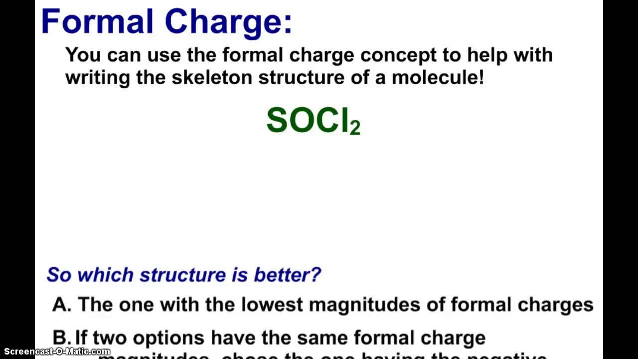 AP Chemistry Covalent Bonding: Resonance and Formal Charge - YouTube