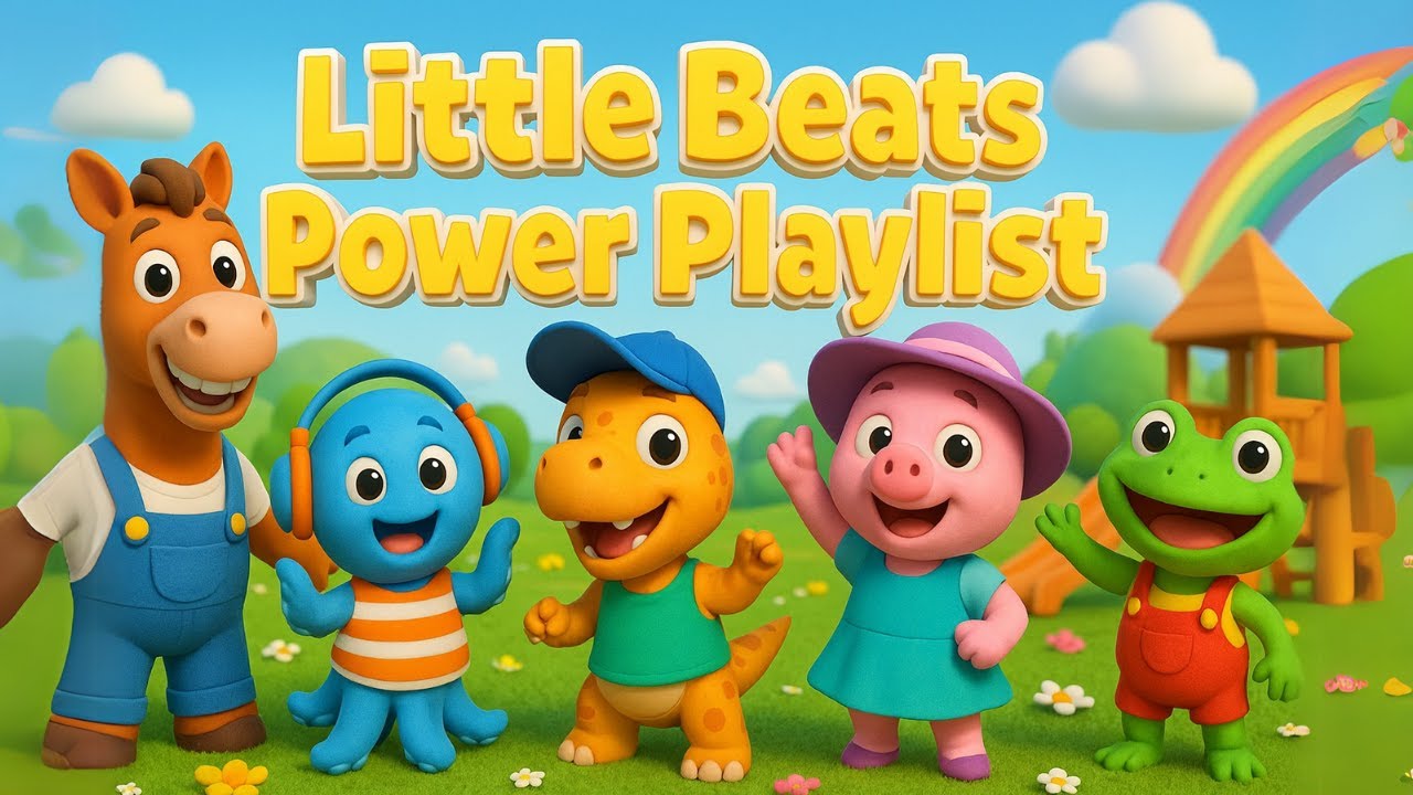 🎶 Little Beats Power Playlist | Energetic Kids Songs for Nonstop Fun! 💥 ...