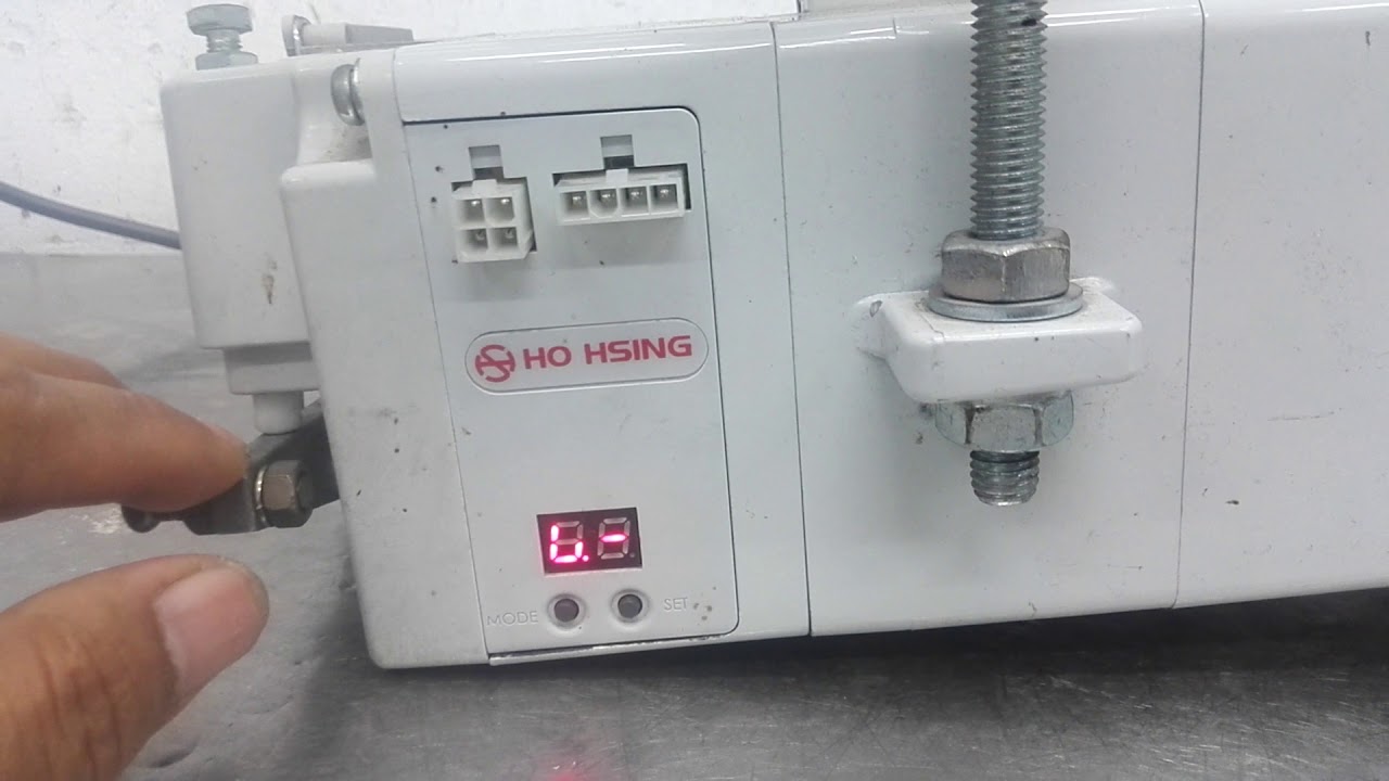 SERVO MOTOR HO -HSING g60, g40 ¿Como cambiar la Rotation para Costura ...