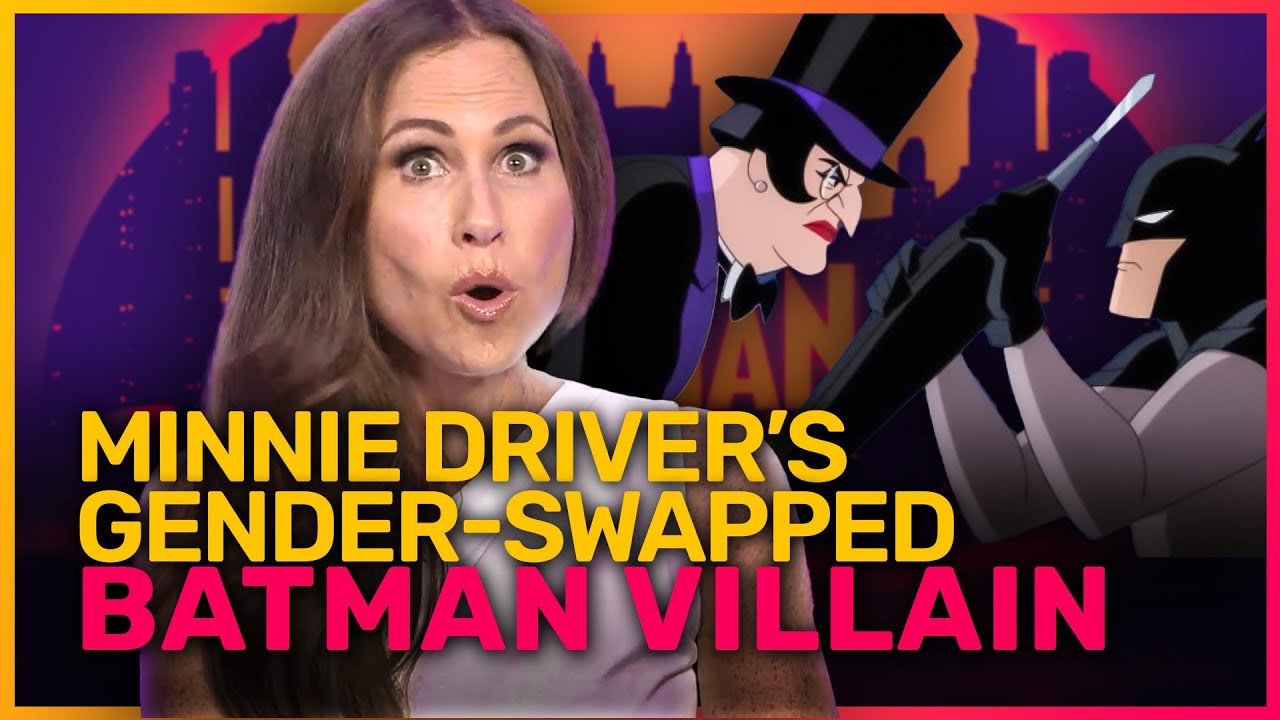 Minnie Driver on Her Gender-Swapped Batman Villain - YouTube