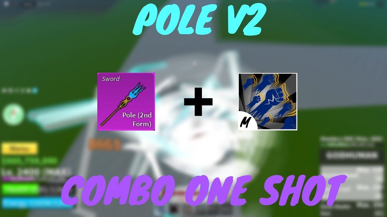 [God Human+Rumble+Pole v2+Acidum Rifle] Blox Fruits Combo. - YouTube