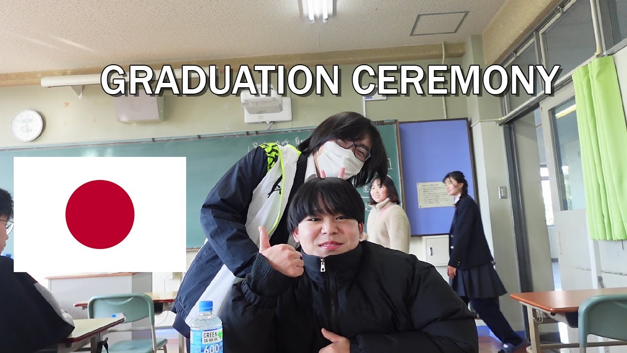 A day at Japanese High School Graduation Ceremony [Ordinary Student ...
