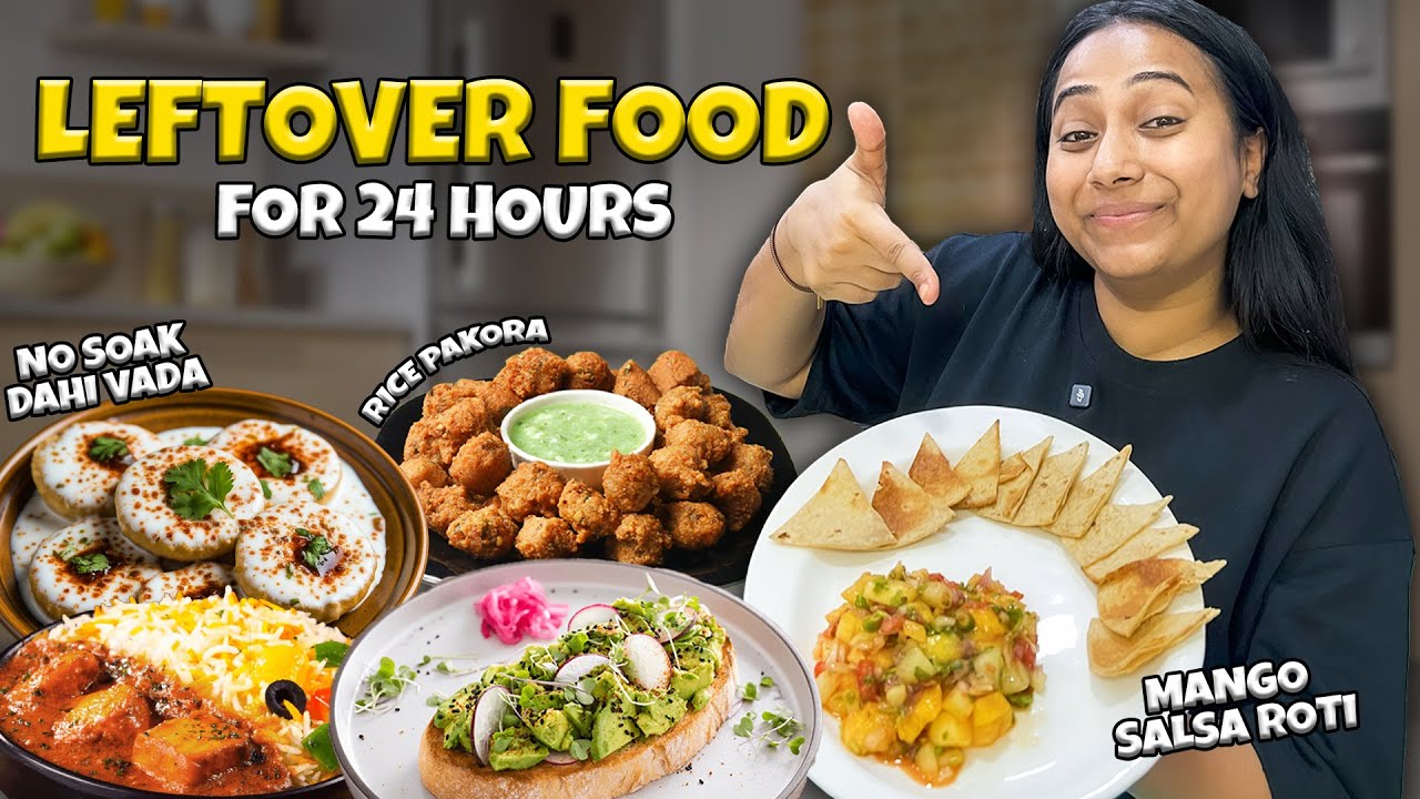 Leftover Food Recipes for 24 Hours | Super Fun Challenge - YouTube